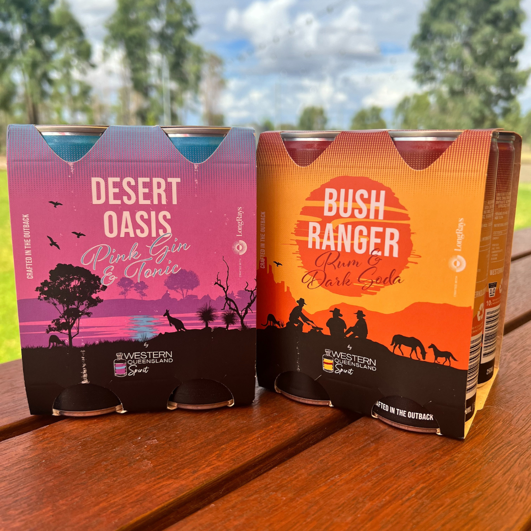 Premix Gin & Rum 4 Packs | Western Queensland Spirit